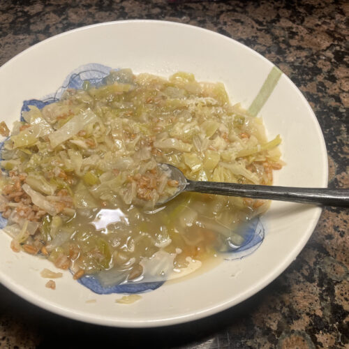 Cabbage and Farro Soup – The Vegetable Connection